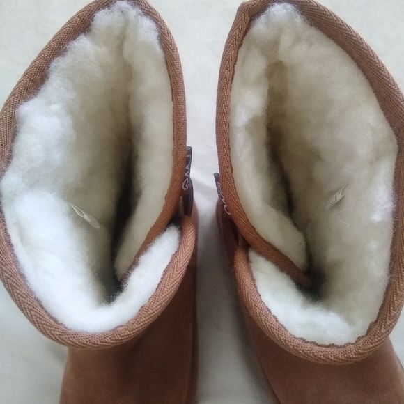 Anthropologie | Shoes | Emu Australia Wool Leather Shearling Boots ...